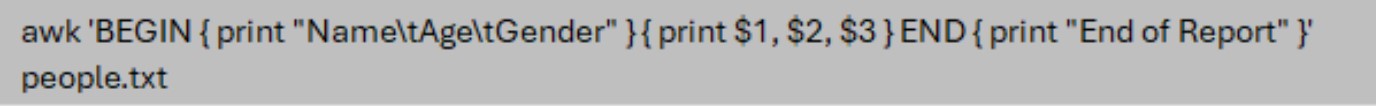 What is AWK Command in Linux with Examples?