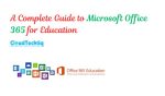 A Complete Guide to Microsoft Office 365 for Education